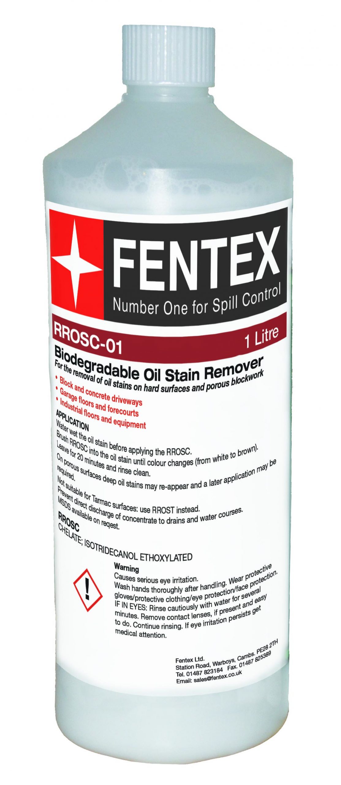 Oil Stain Remover 1L - Oil and Fuel Spill Kits | Oil Spill Kit