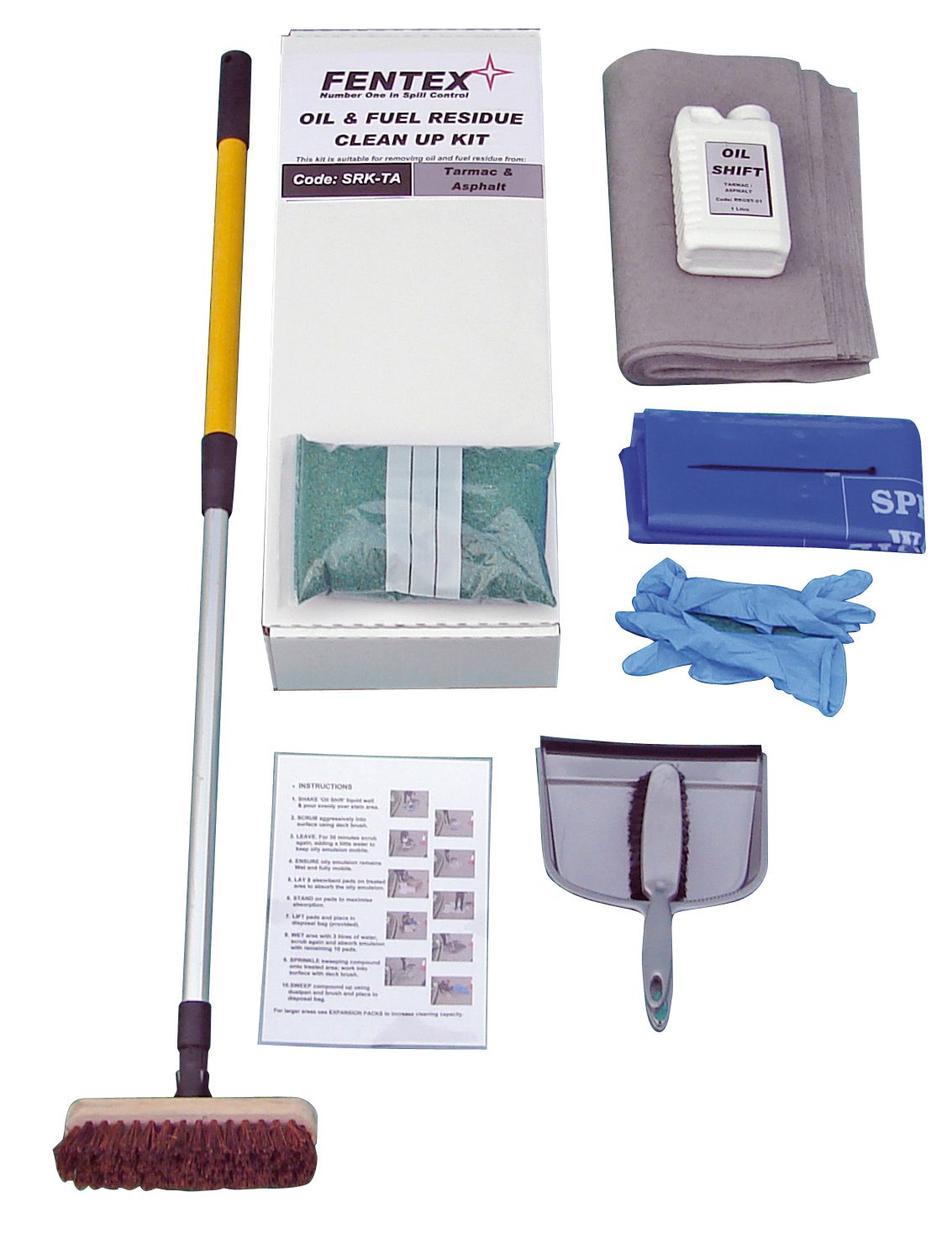 Tarmac Cleaing Kit - Oil and Fuel Spill Kits | Oil Spill Kit