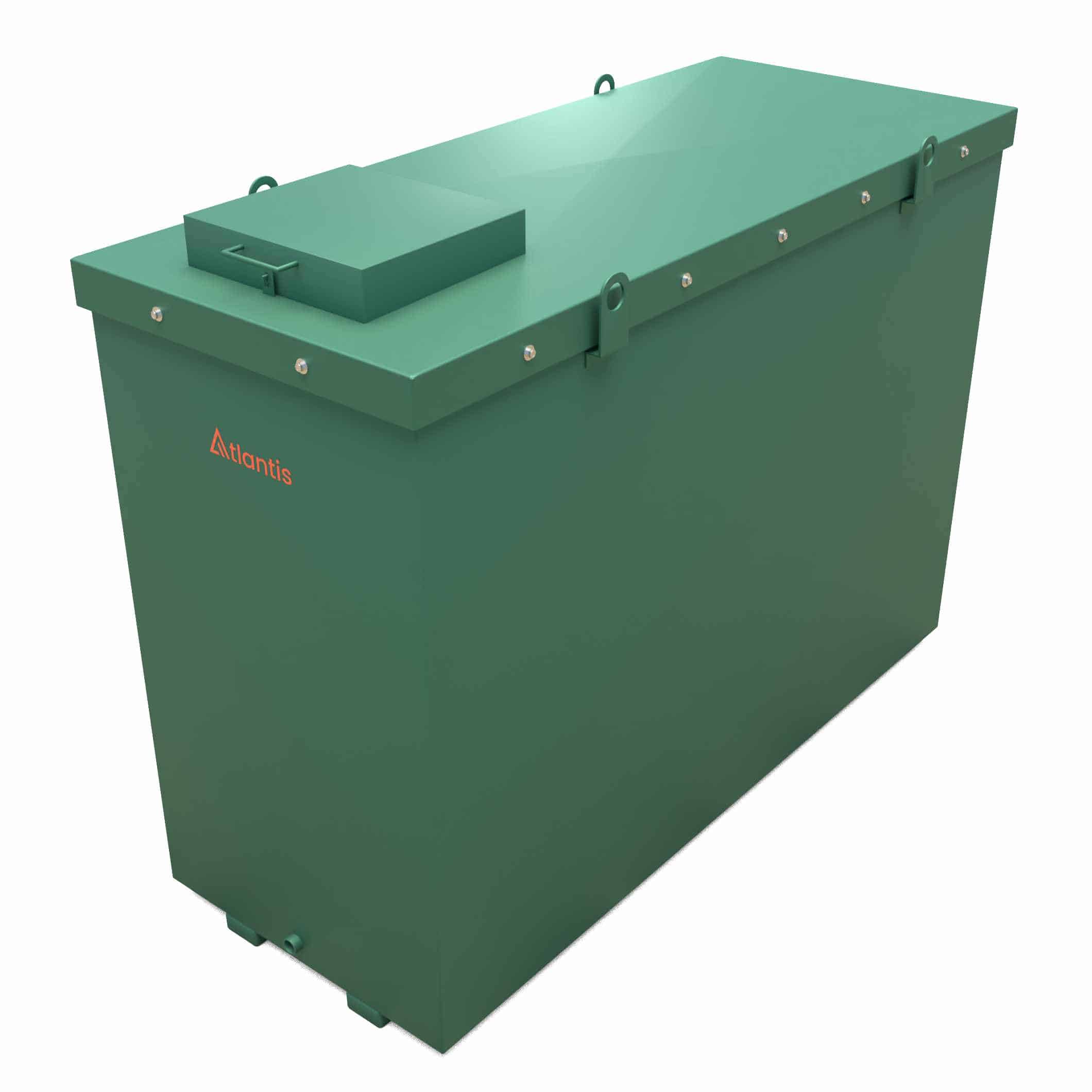 1050 Litre Triple Skinned Bunded Steel Tank with 60 min Integral Fire ...