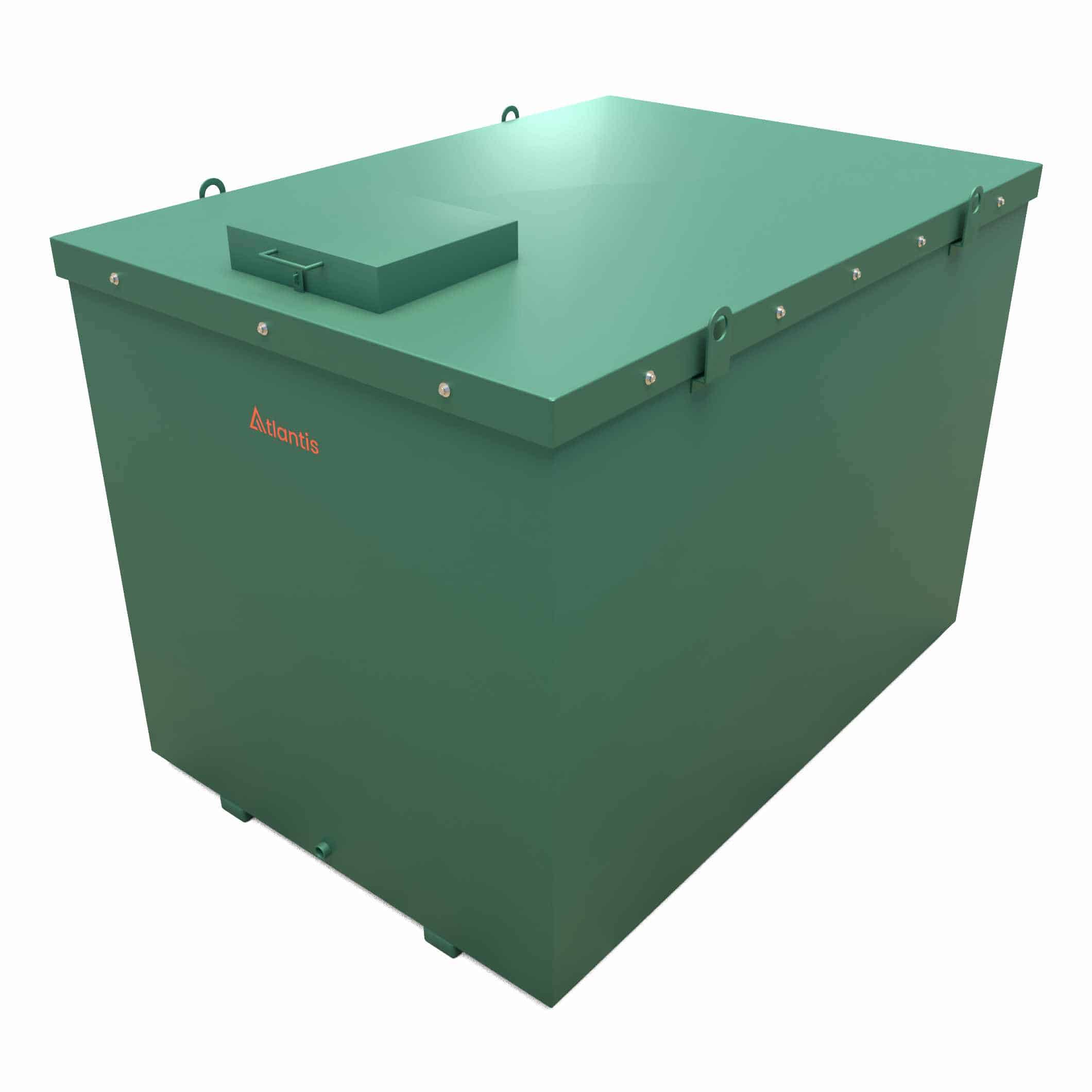 2250 Litre Triple Skinned Bunded Steel Tank with 60 min Integral Fire ...