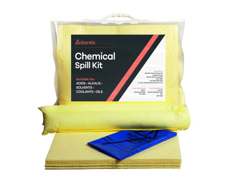 Chemical Absorbent Spill Kit 15 Litre Clip Top Bag - Oil and Fuel Spill ...
