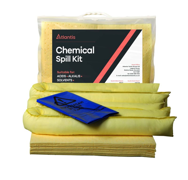 Chemical Absorbent Spill Kit 30 Litre Clip Top Bag - Oil and Fuel Spill ...