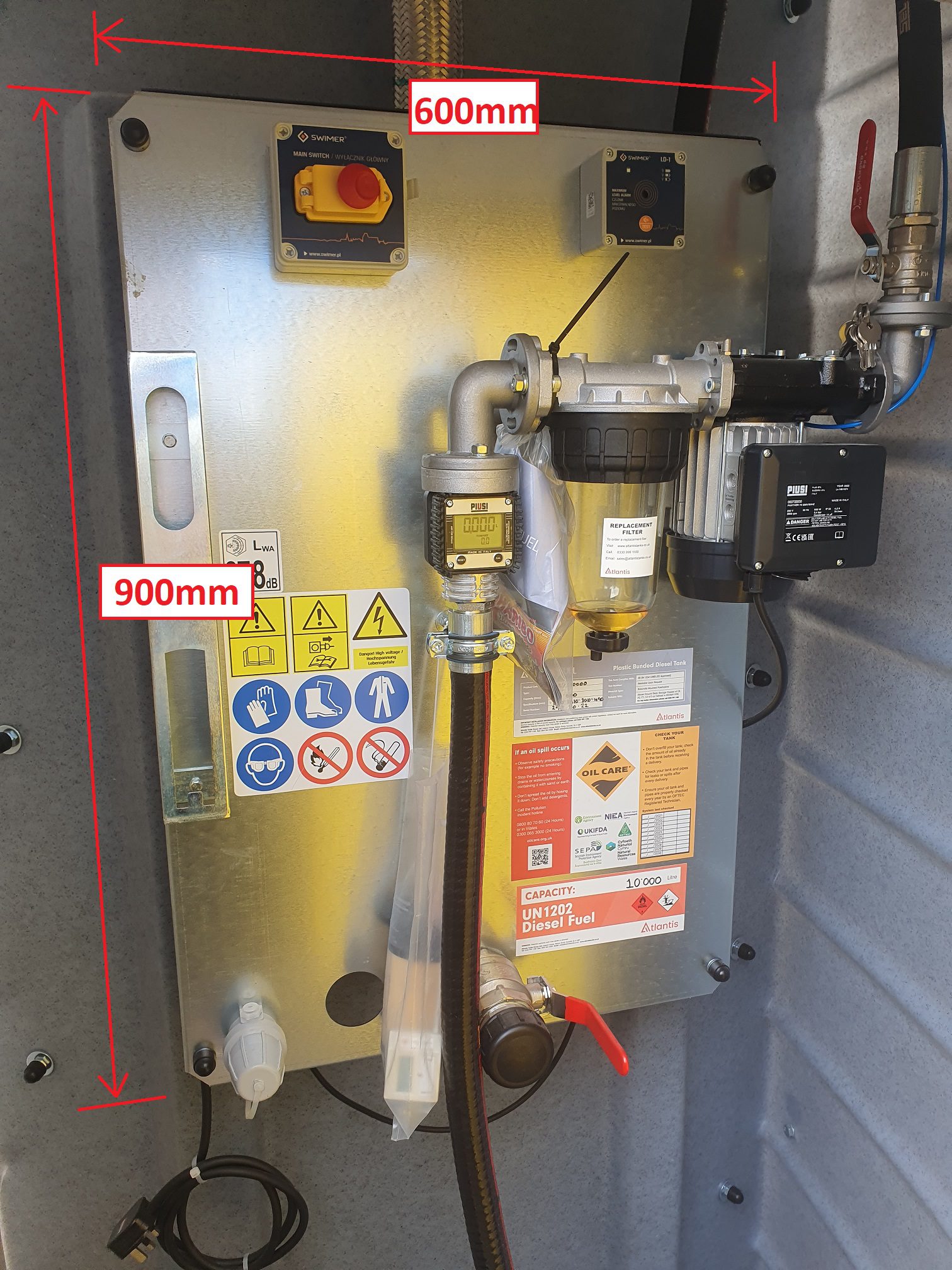 10000 Litre Plastic Bunded Diesel Tank - Oil and Fuel Spill Kits | Oil ...
