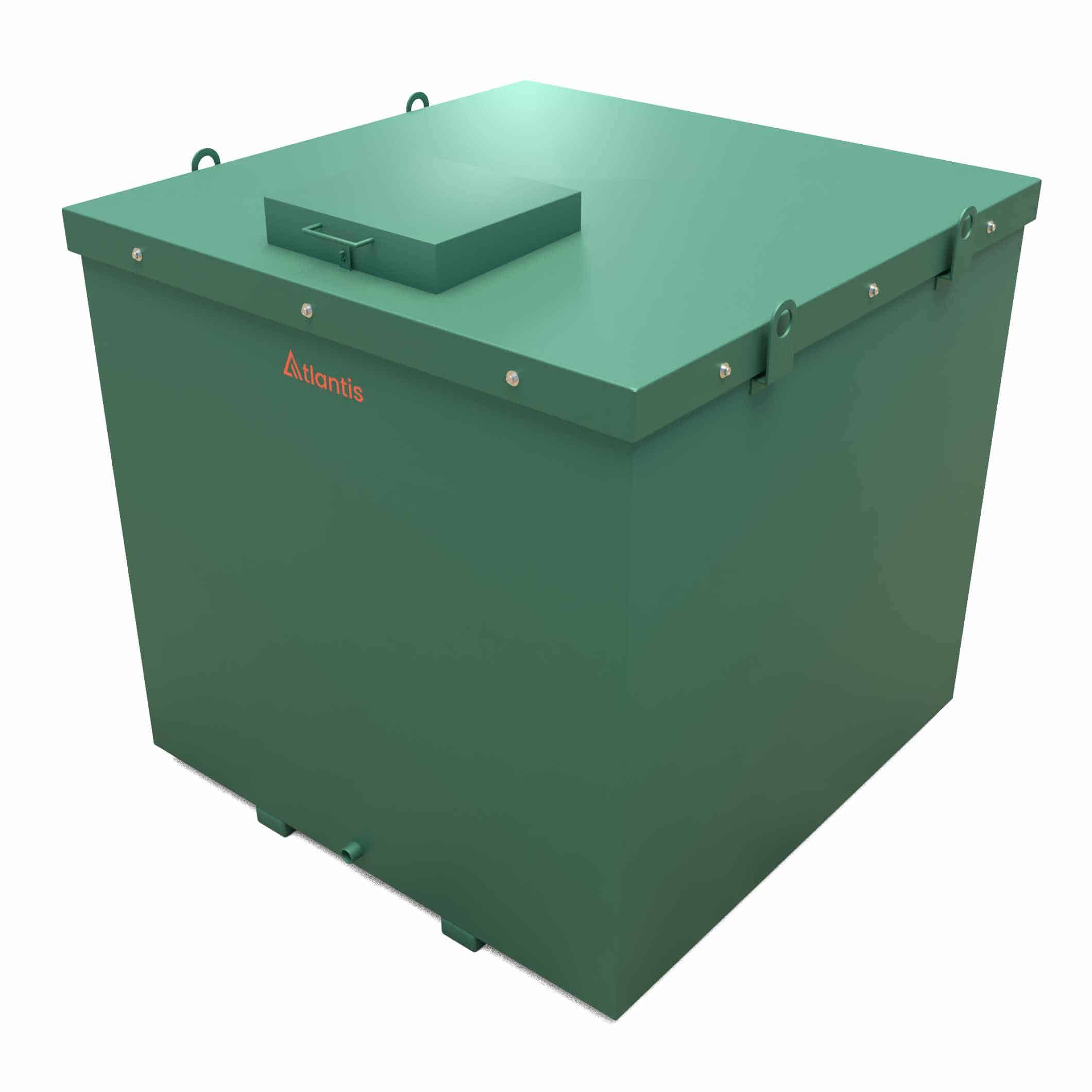 1800 Litre Triple Skinned Bunded Steel Tank with 30 min Integral Fire ...