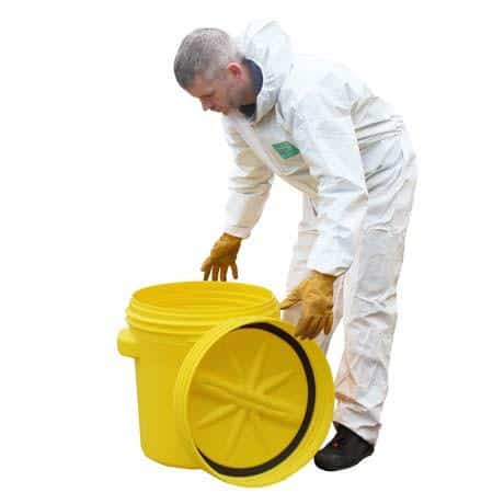 20 Gallon UN Approved Overpack/Container (lever lock lid) - Oil and ...