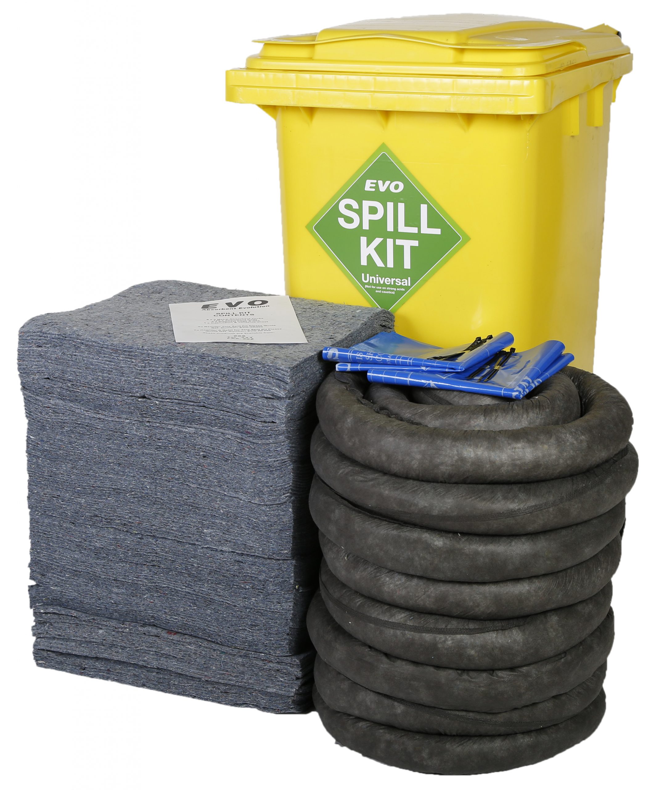 200 litre spill kit with EVO absorbents - Oil and Fuel Spill Kits | Oil ...