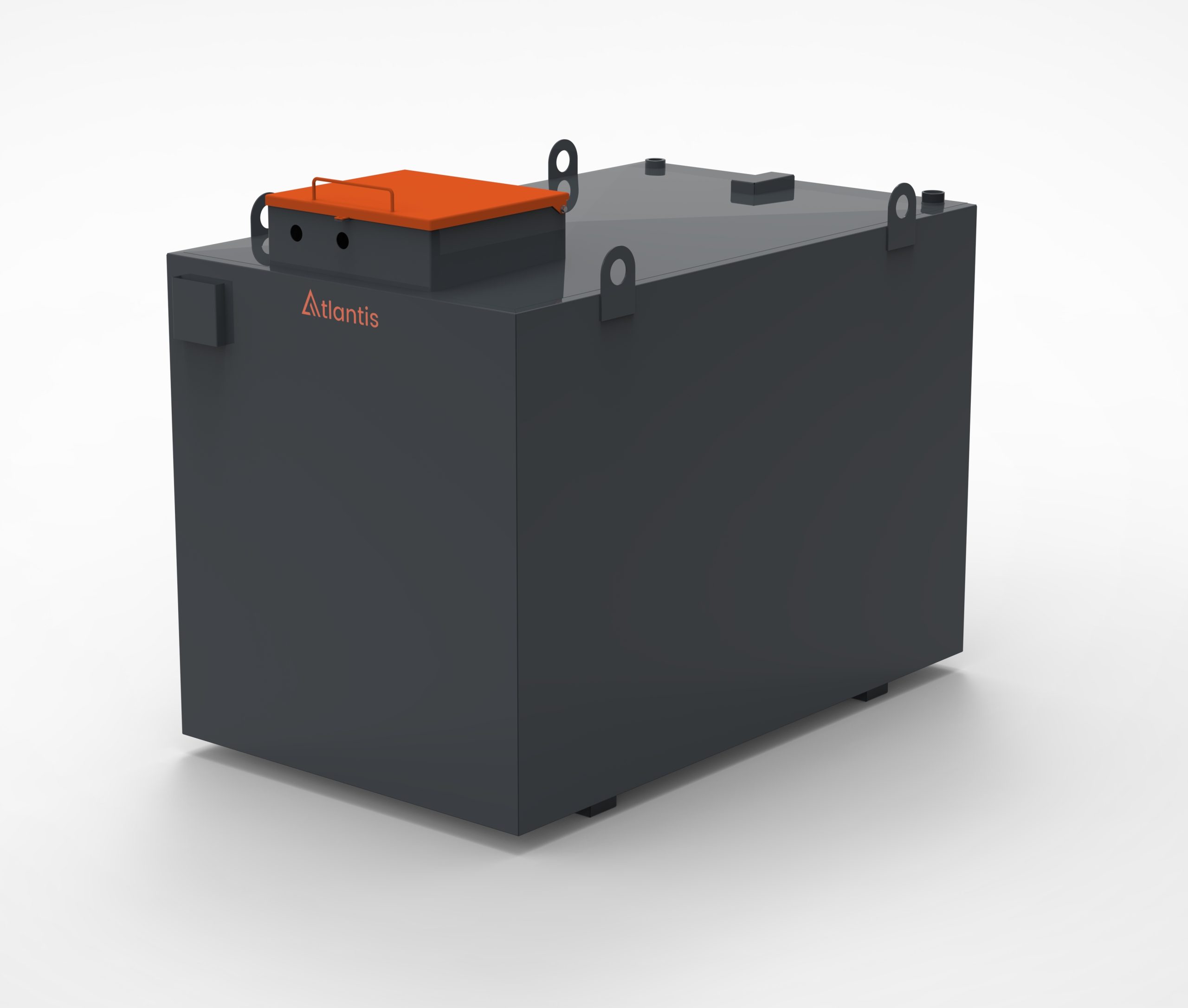 2000 Litre Steel Bunded Diesel Generator Feed Tank - Oil and Fuel Spill ...