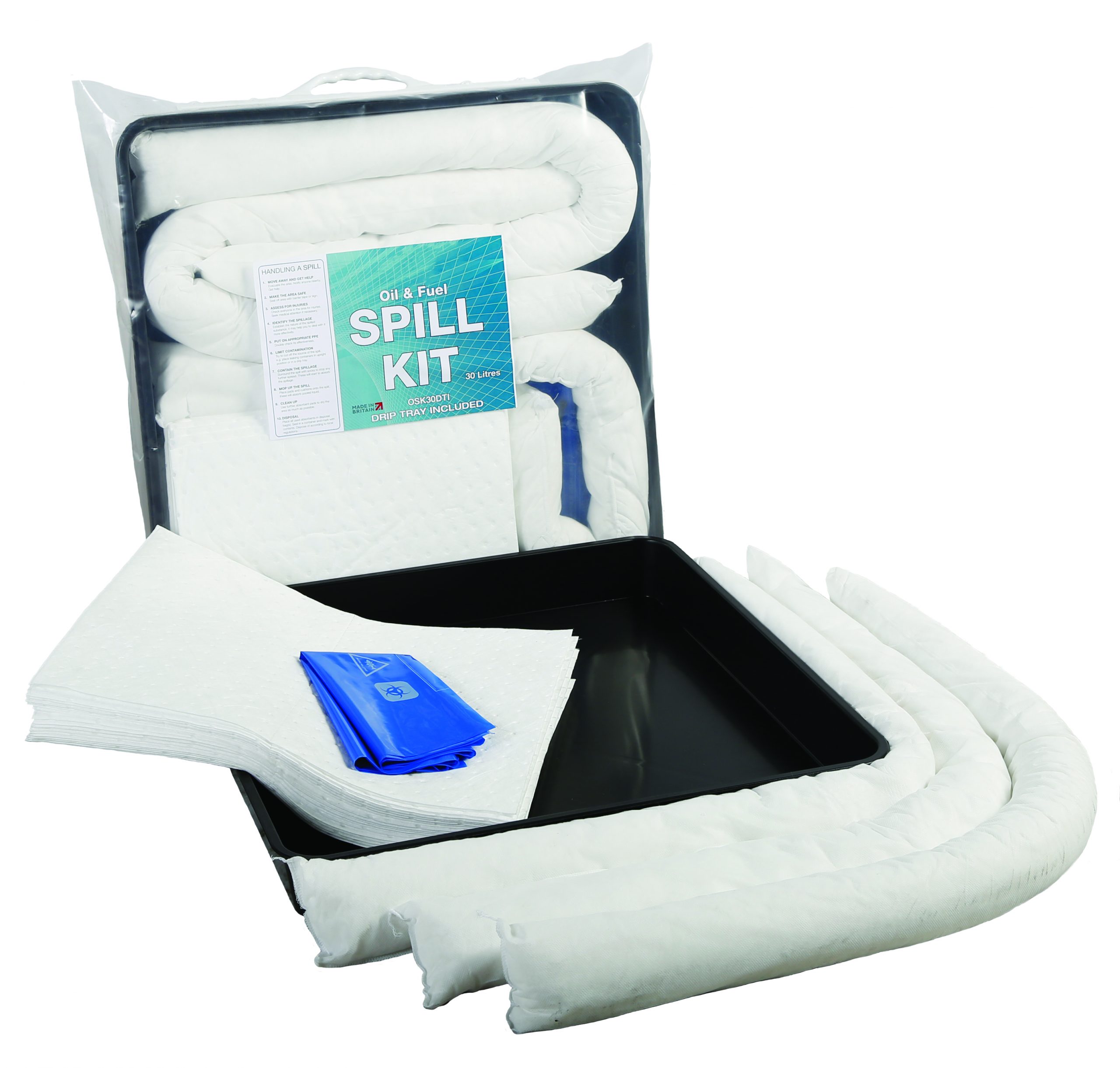 30 litre Oil & Fuel Spill Kit