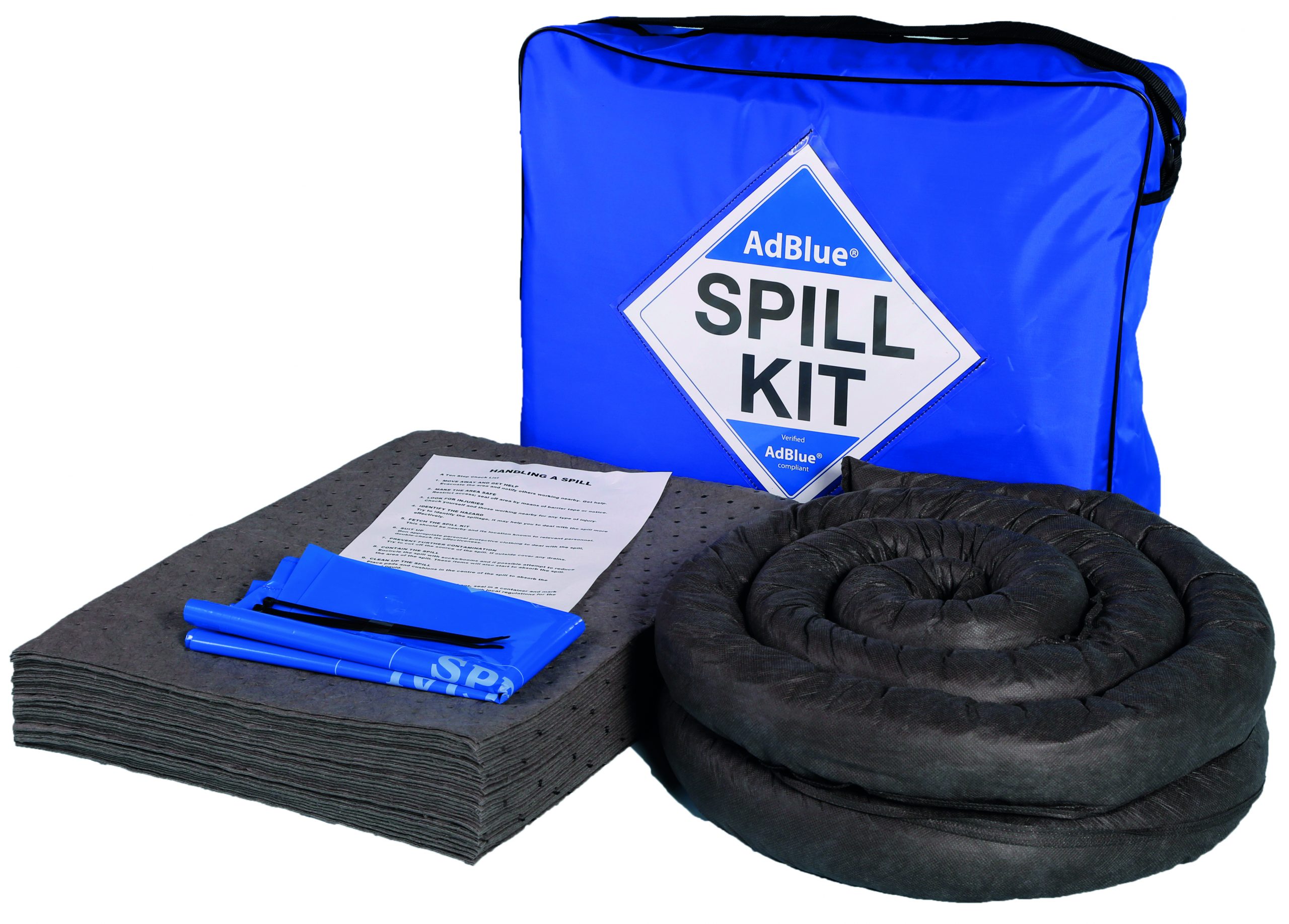 50 litre AdBlue Spill Kit in Blue Shoulder Bag