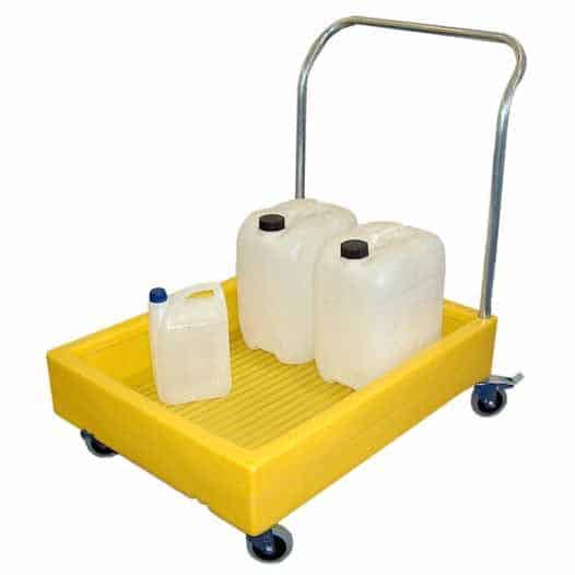 Bund Trolley suitable for 4 x 25ltr cans, 100ltr bund - Oil and Fuel ...