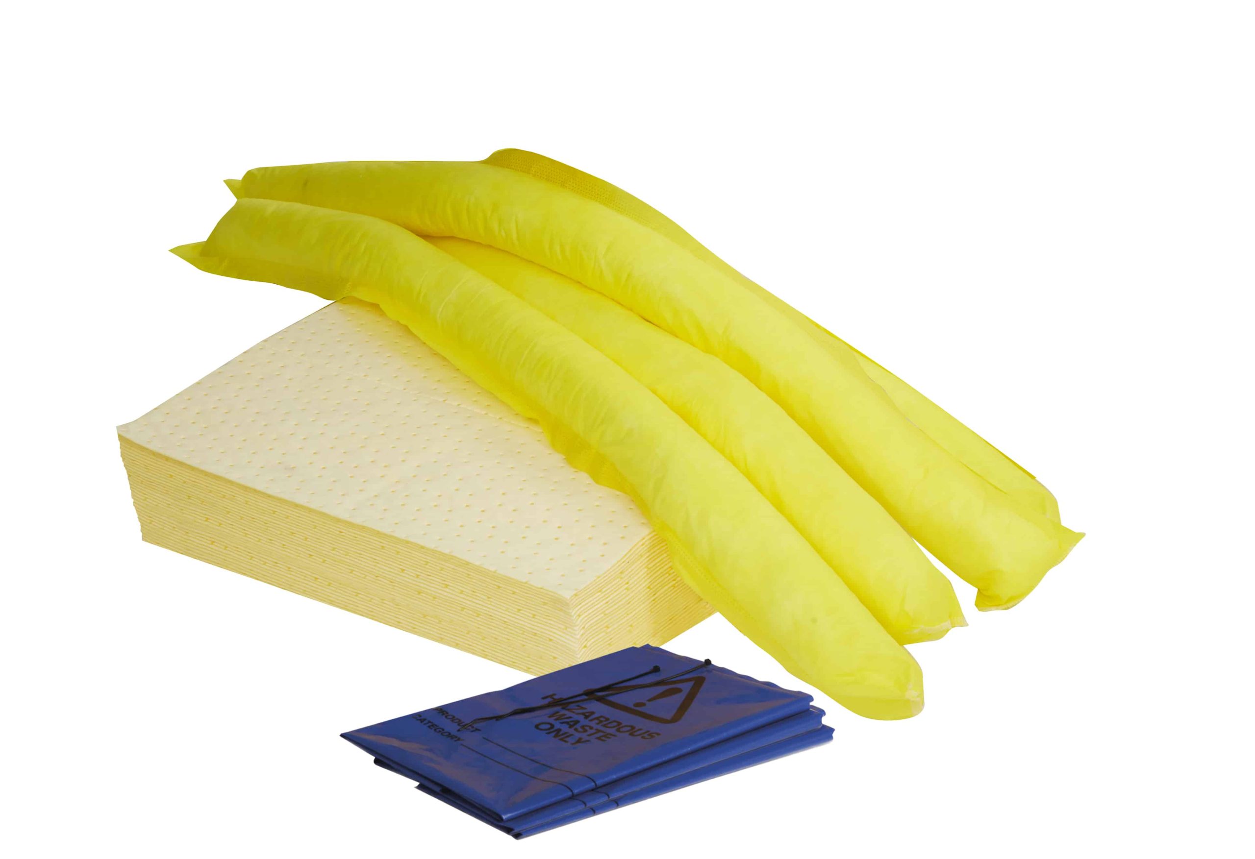 Chemical Absorbent Spill Kit 80 Litre Static Bin – Refill Kit - Oil and ...