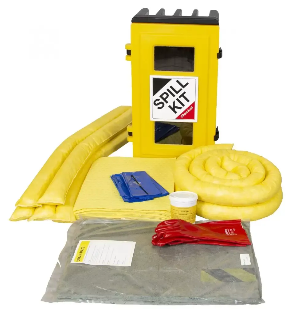 80 litre Exterior Cab Spill Kit in a Hinged Door Box - 73cm x 40cm x 25cm