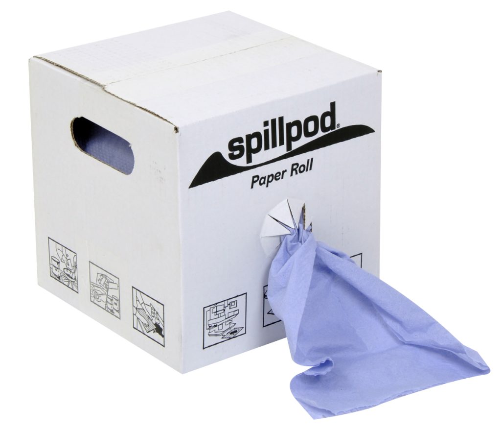 Dispenser box with 150m 2ply paper roll - Oil and Fuel Spill Kits | Oil ...