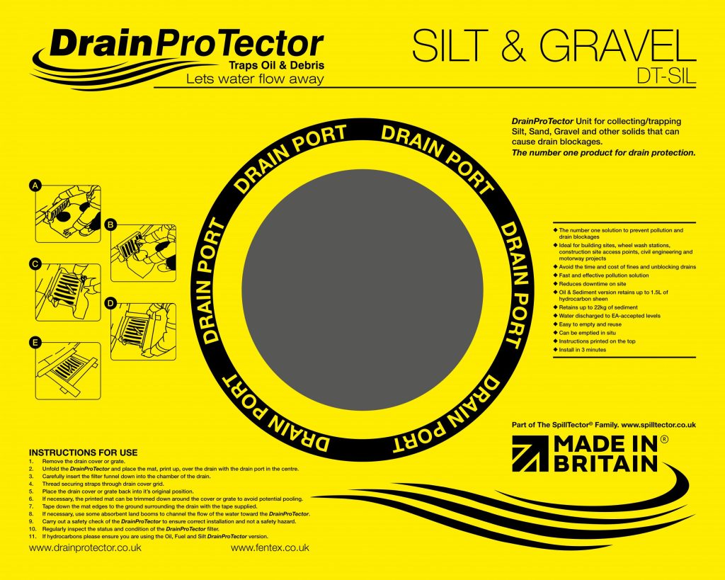 Drain Protector for collecting/trapping silt, sand, gravel and other ...
