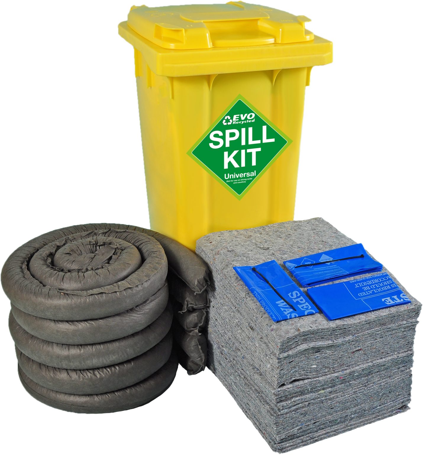 120 litre spill kit with EVO absorbents - Oil and Fuel Spill Kits | Oil ...