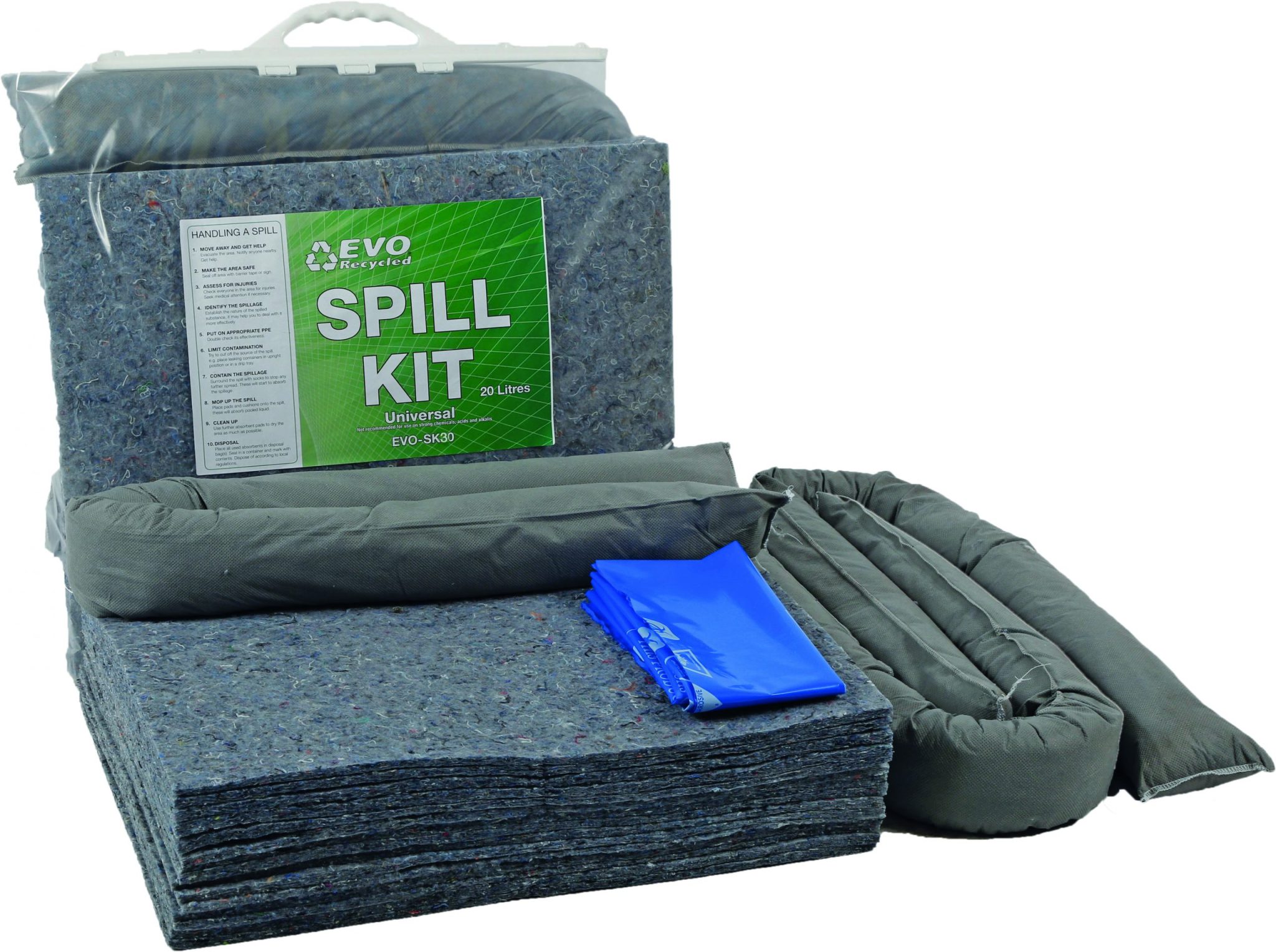 30 Litre Spill Kit in clip close bag - Oil and Fuel Spill Kits | Oil ...