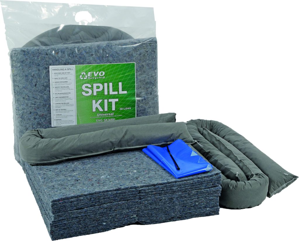 EVO universal Spill Kit in sealed Break Pack EVO-SK30BP - Oil and Fuel ...
