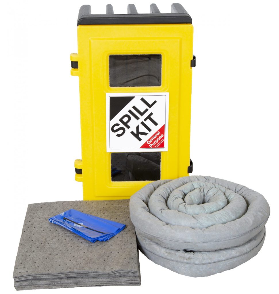 General Purpose Spill Kit in Wall Cabinet - Oil and Fuel Spill Kits ...