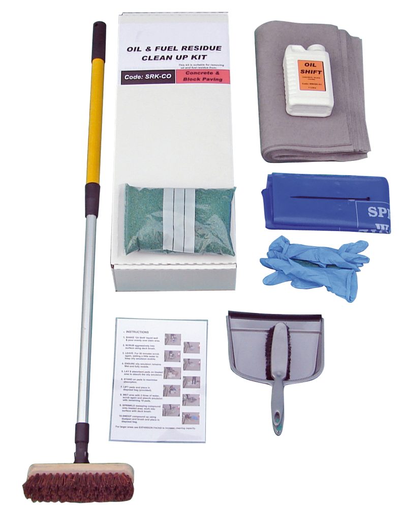 Concrete Cleaning Kit - Oil and Fuel Spill Kits | Oil Spill Kit