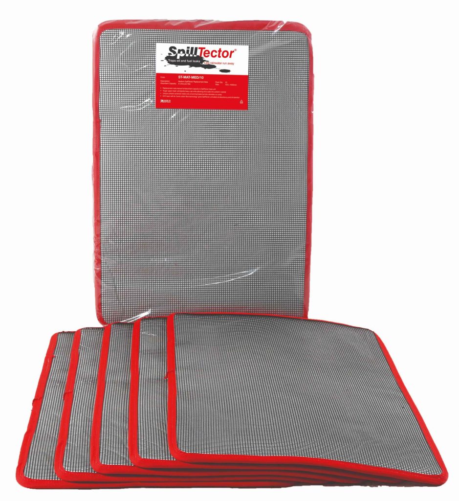 Box of Ten Medium SpillTector Replacement Mats - Oil and Fuel Spill ...