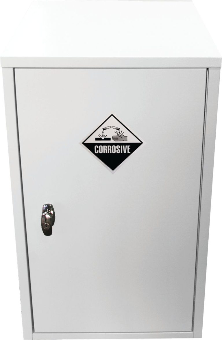 Single Door Steel Storage Cabinet for acids and chemicals - Oil and ...