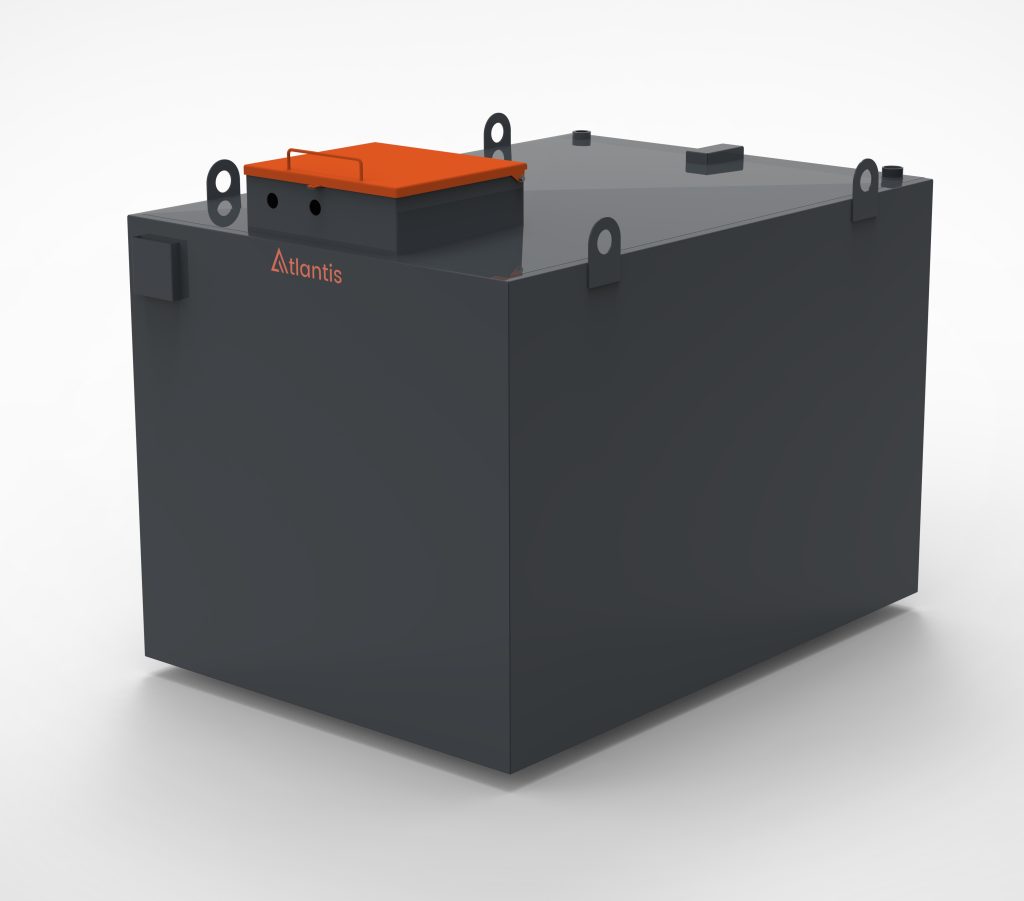 2500 Litre Steel Bunded Diesel Generator Feed Tank - Oil and Fuel Spill ...