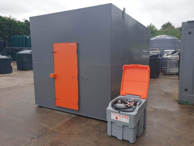 50000 Litre Steel Bunded Diesel Tank - Oil and Fuel Spill Kits | Oil ...